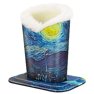 PG6 Plush Lined Eyeglasses Holder Stand Case Protective Glasses Case for Desks