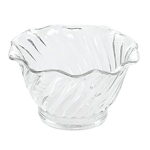 Carlisle FoodService Products Plastic Dessert Dish, 5 Ounces, Clear (Pack of 24)