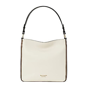 Kate Spade New York New Core Pebble Color-Blocked Pebbled Leather Large Hobo Bag Parchment Multi One Size