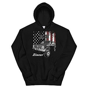 JG Infinite Chevy K5 Blazer Vintage American Truck Unisex Hoodie Black