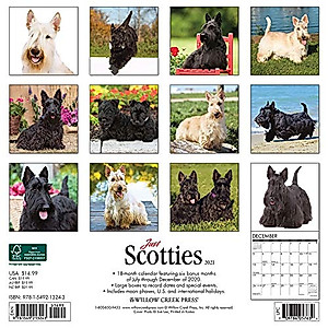 Just Scotties 2021 Wall Calendar (Dog Breed Calendar)