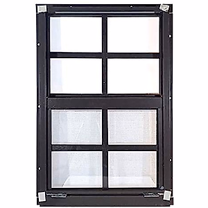 APPLE OUTDOOR SUPPLY 14X21 Brown J-Lap SHED Window