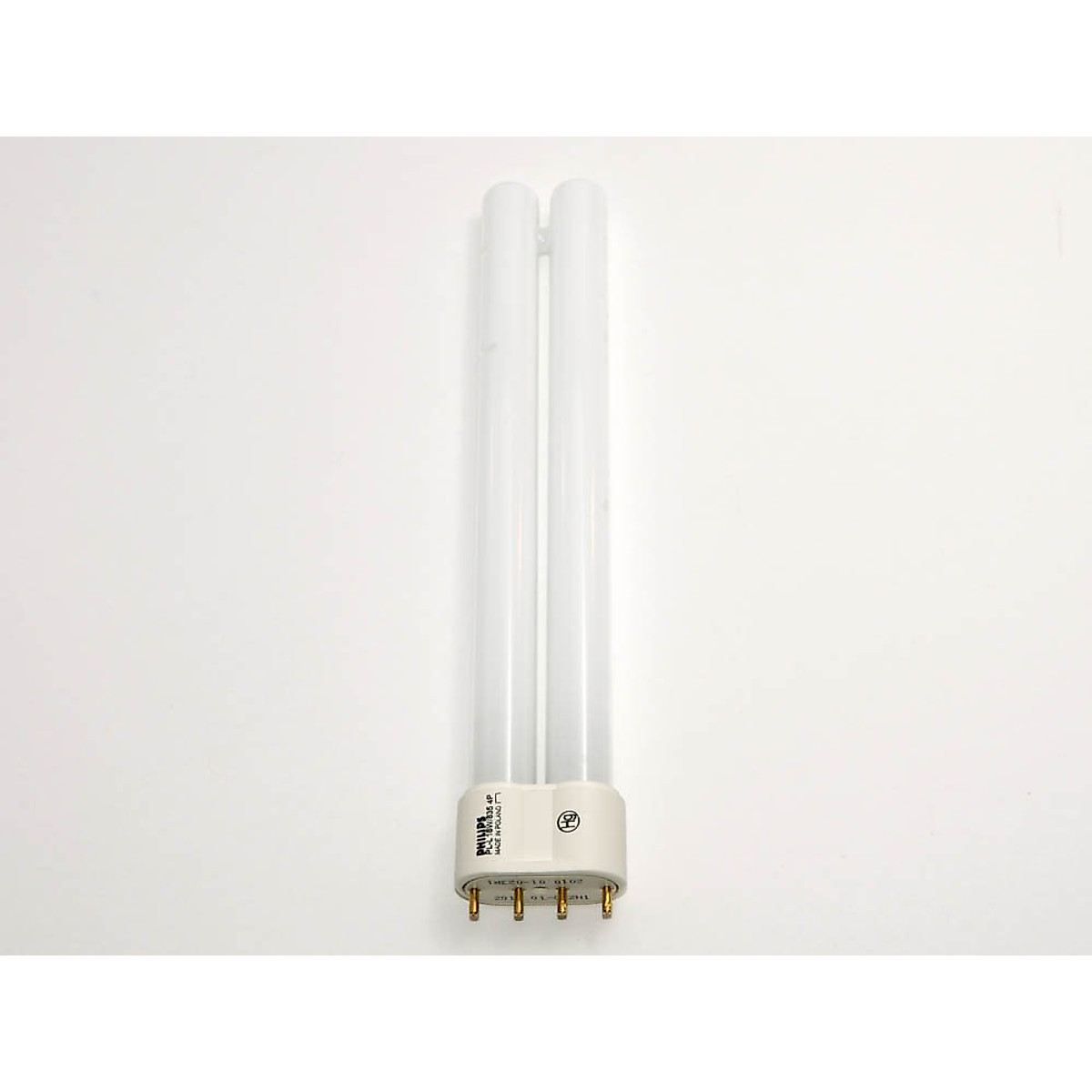 Philips Lighting 359323 PL-L Linear Compact Fluorescent Lamp 18 Watt 4-Pin 2G11 Base 1200 Lumens 82 CRI 3500K White