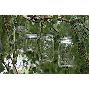 Stainless Steel Wire Handles for Mason, Ball, Canning Jars (6 Pack, Regular Mouth)