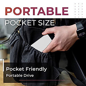 SUHSAI External Hard Drive USB 2.0 Hard Disk Storage and Backup Portable Hard Drive Memory Expansion - Ultra Slim 2.5 inch HDD Compatible with PC, MAC, Laptop, Desktop, Chormebook (250GB, White)