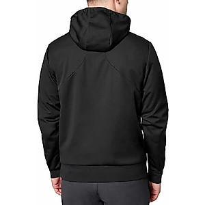 Mondetta Men's Full Zip Hooded Active Jacket (Small, Black)