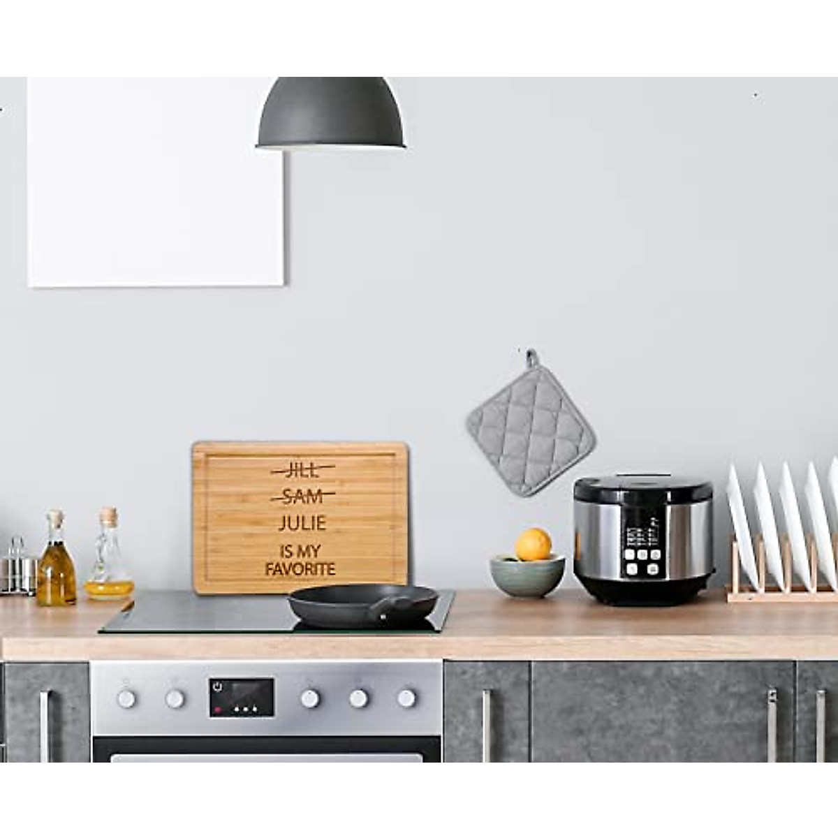 Personalized My Favorite Child Funny Cutting Board, Mom & Dad Kitchen Gifts, Mothers Day Gifts Idea from Daughter, Son, Customizable Birthday Gifts for Parents, Fathers Day Present, Christmas Gifts