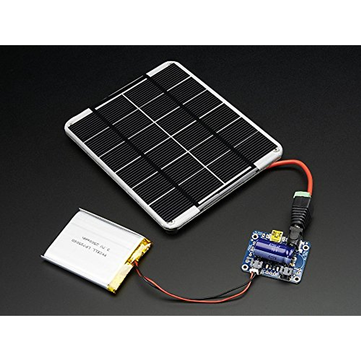 Adafruit USB/DC/Solar Lithium Ion/Polymer Charger [ADA390]