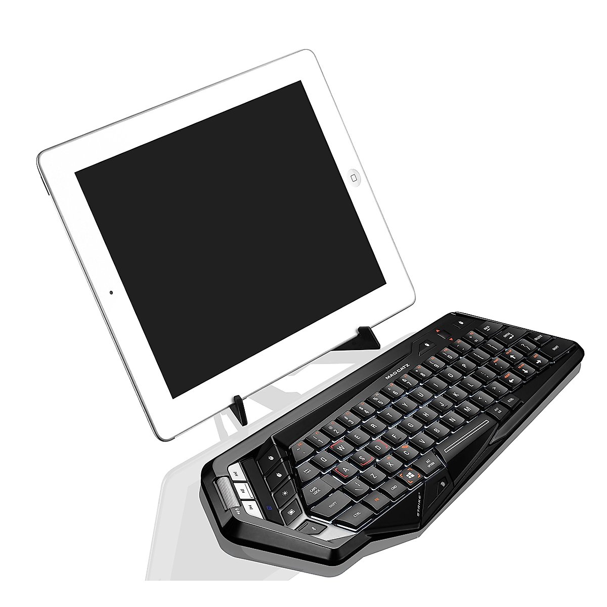 Mad Catz S.T.R.I.K.E.M Wireless Keyboard for Android and Windows Smart Devices, PC, and Mac - Gloss Black
