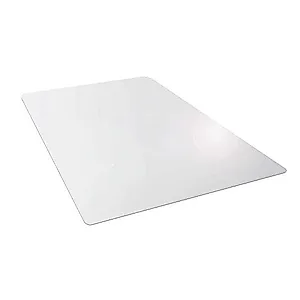 Amazon Basics Vinyl Office Chair Mat for Hard Floors, 47 x 59 Inches, Clear