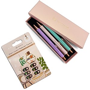 Cute Webcam Covers Bundled with Inspire Pen Set of 3 - Daily Office Essentials
