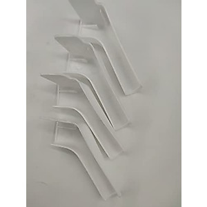 BBMTA Replacement RV Trailer Camper Hardware Extended Rain Gutter 655-FLEX-PW-A RV Trailer Camper Hardware Extended Rain Gutter Spout Spout 4 Left and 4 Right Side