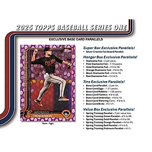 2025 Topps Series 1 Baseball Trading Card MLB Hanger Box
