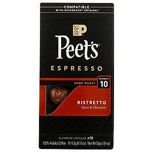 Peet's Coffee & Tea Ristretto Capsules, 1.87 OZ
