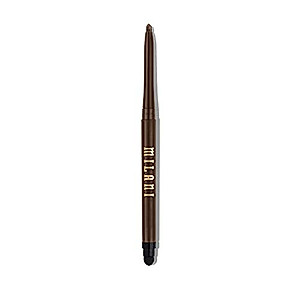 Milani Stay Put Eyeliner - Semi-Sweet (0.01 Ounce) Cruelty-Free Self-Sharpening Eye Pencil with Built-In Smudger - Line & Define Eyes with High Pigment Shades for Long-Lasting Wear