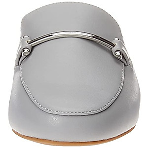 Amazon Essentials Women's Buckle Mule, Grey, 12 Wide