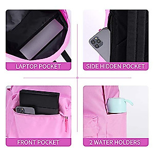 Vorspack Backpack Lightweight Backpack for College Travel Work for Men and Women - Purple