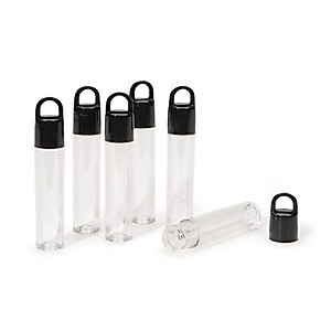 Darice Plastic Storage Tube Clear 2-7/8" 6/Pkg