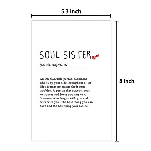 Ulbeelol Birthday Card, Envelope, A, Sister, Friendship, Friend, 1 Piece