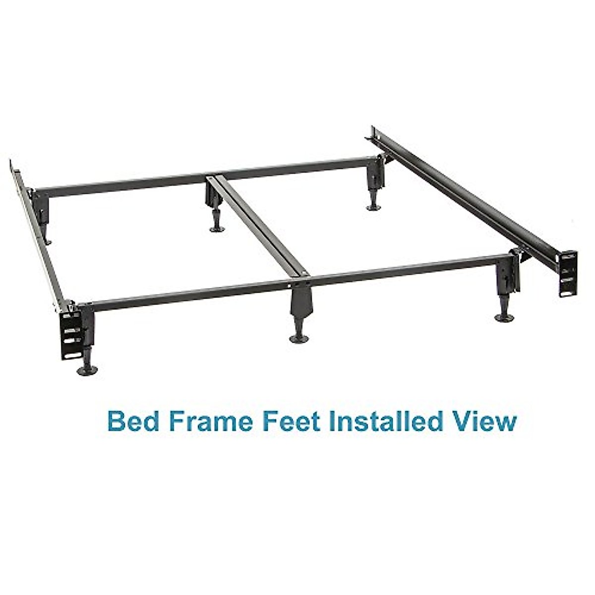 Home's Place Replace Wheels on Bed Frame with These Sturdy Bed Frame Feet Replacement. Keep Bed from Moving. Heavy Duty Bed Frame Feet. Set of 6