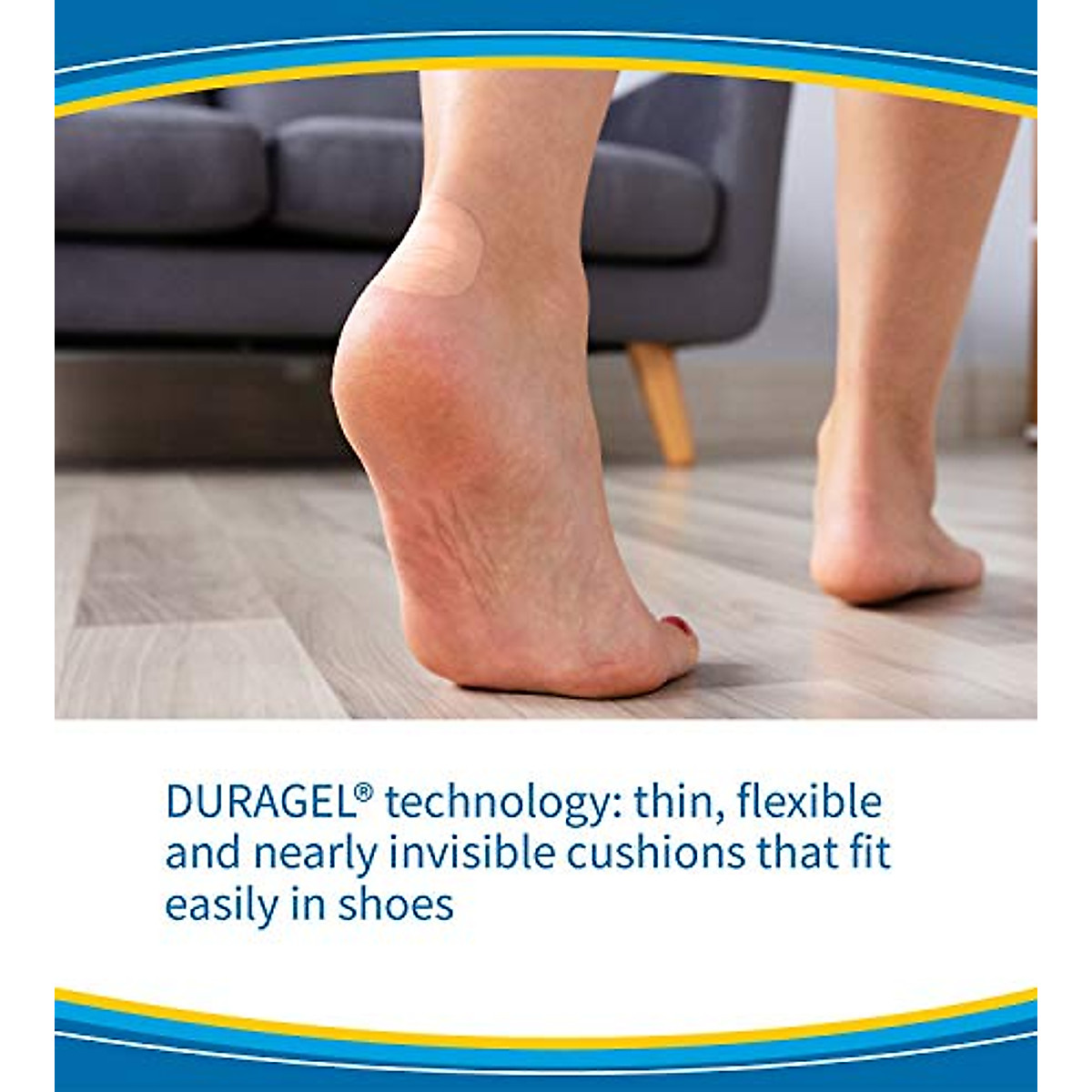Dr. Scholl's BLISTER CUSHION with Duragel Technology, 6ct // Heal and Prevent Blisters with Cushioning that is Sweat-Resistant, Thin, Flexible and Nearly Invisible