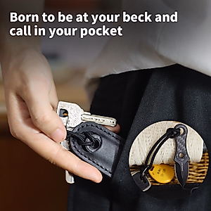 CJRB Knap Pocket Knife, Fixed Blade with Sheath, Pocket Knife with 1.18'' AR-RPM9 Powder Steel Blade, EDC knife with Carbon Fiber Handle for Men Women Outdoor Survival Camping (J1940)