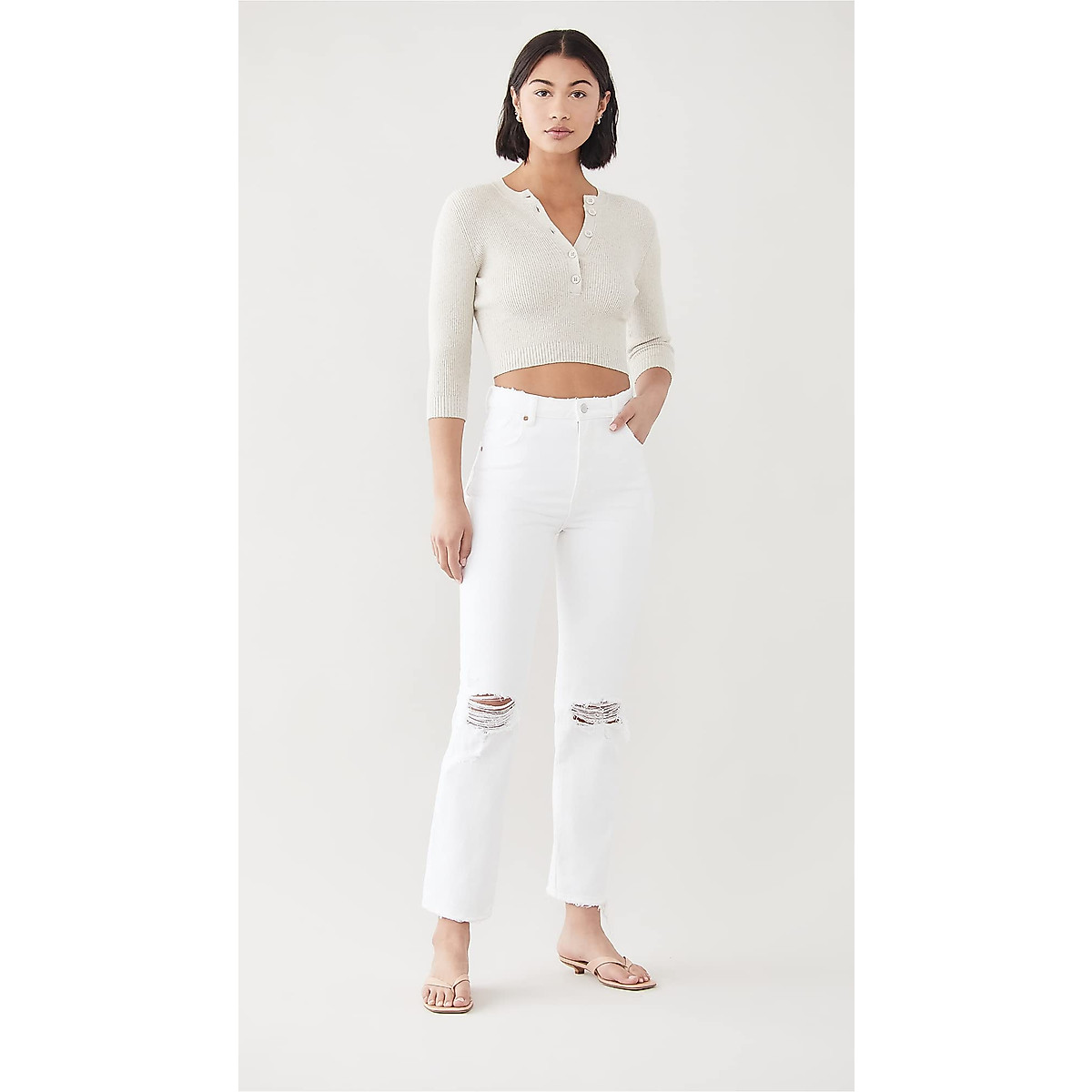 Rolla's Women's Original Straight Jeans, Layla White, 30