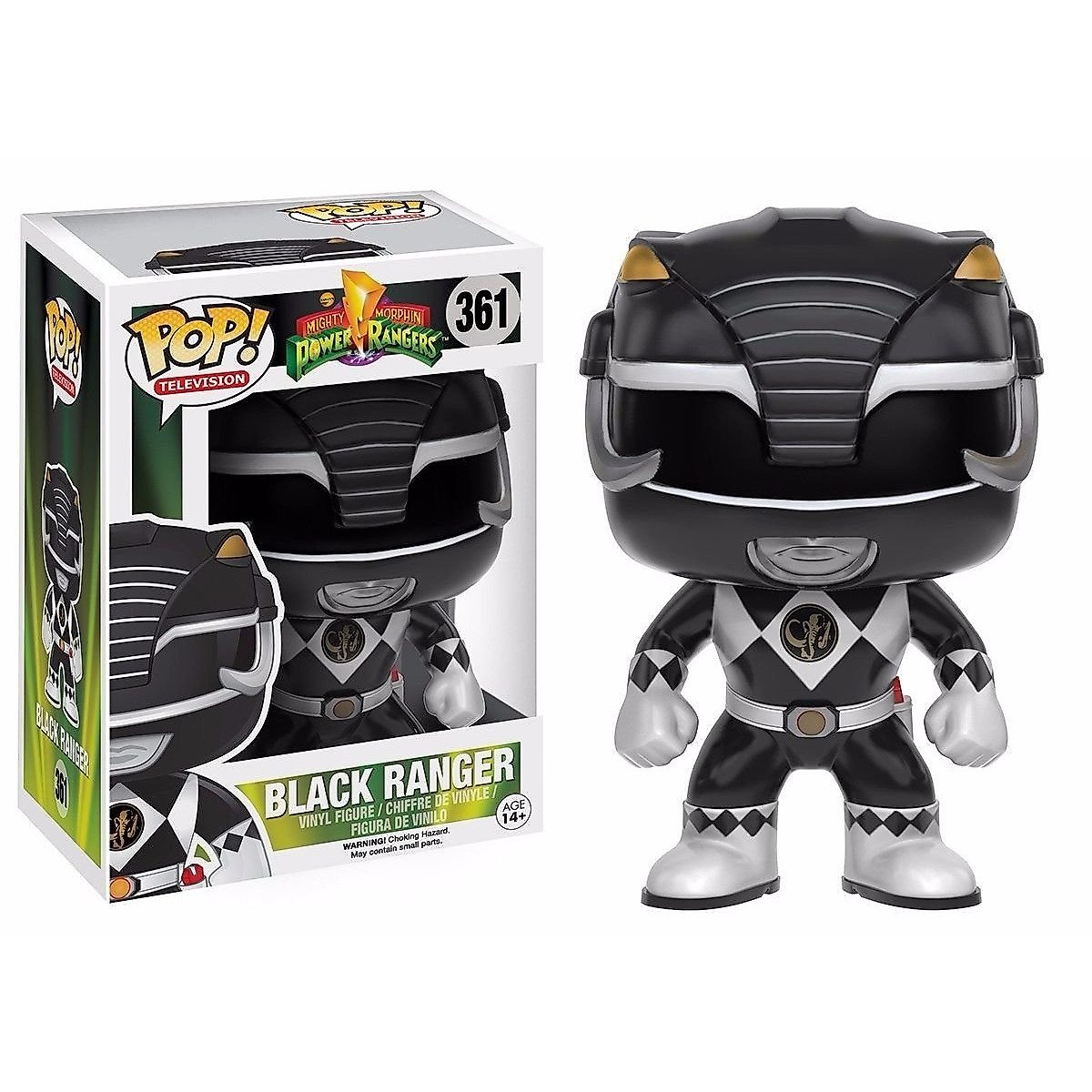 Funko POP TV: Power Rangers - Black Ranger Action Figure