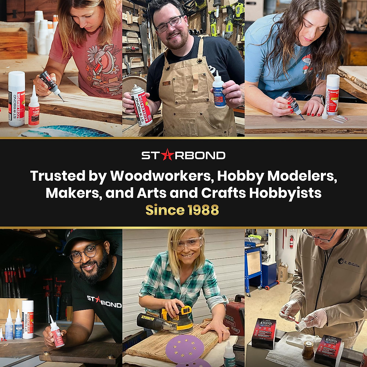 STARBOND EM-02 Super Fast Thin, Premium Instant CA (Cyanoacrylate Adhesive) Super Glue Plus Extra Cap and Microtips, 2 oz. (for Woodturning, Pen Turning, Hobby, Stabilizing, Finish, Inlay)