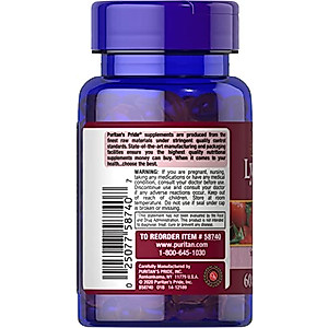 Lycopene Softgel 20 Mg, Promotes Prostate and Heart Health, 60 Count by Puritan's Pride