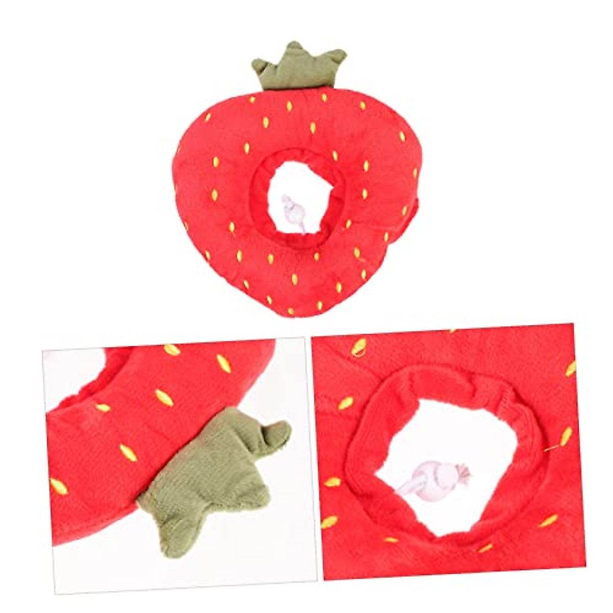 Kisangel 5pcs Cat Collar -bite Collar Donut Decor Cat Calming Collar After Surgery Cat Neck Collars Recovery Dog Collar Cat After-Surgery Collar Pet Red Portable Lint