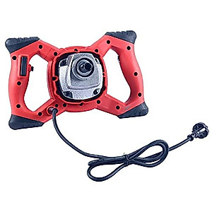 YaeKoo 1800W Handheld Electric Cement Mixer Adjustable Speed 6 Speed 110V for Mortars Concretes Grouts Hand Held Plaster Cement Mixer Stirring Tool