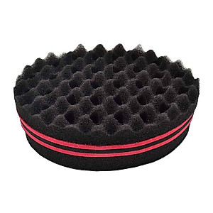 4 Pcs Small Holes Hair Twist Sponge, Barber Curl Sponge Brushes for Dreads Locking Afro Curl Coil Comb Care Tool