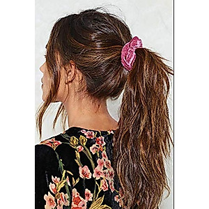 Chloven 45 Pcs Hair Scrunchies Velvet Elastics Hair Bands Scrunchy Hair Ties Ropes Scrunchie for Women Girls Hair Accessories - Great Gift for Holiday Seasons