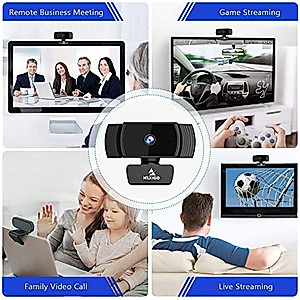NexiGo N930AF 1080p Webcam with Microphone and Privacy Cover, AutoFocus, Noise Reduction, HD USB Web Camera, for Zoom Meeting YouTube Skype FaceTime, PC Mac Laptop Desktop (Renewed)