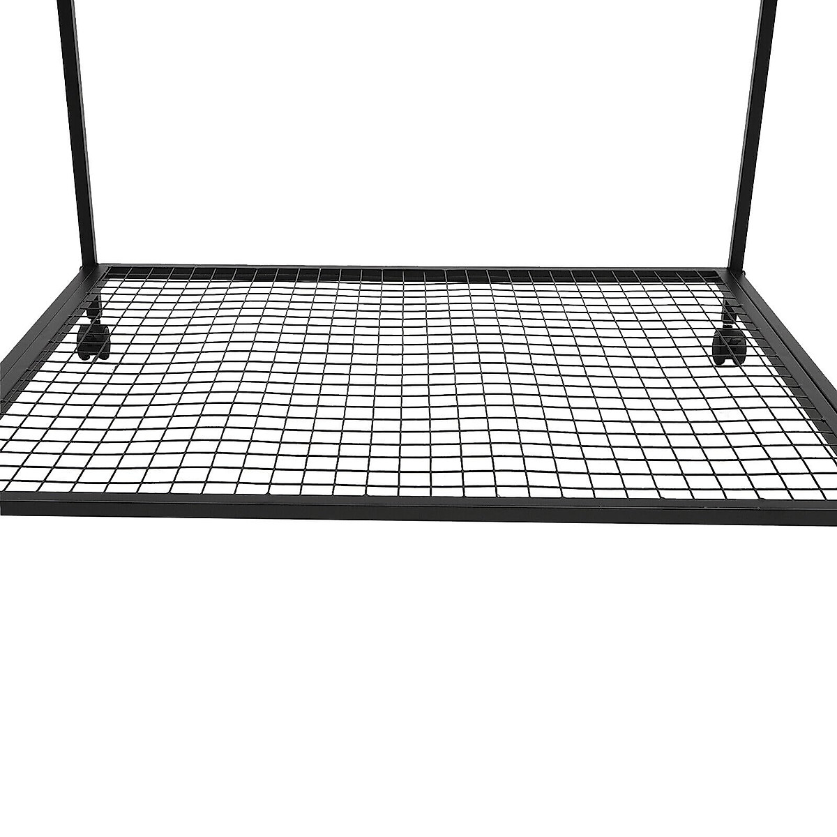 Outdoor Grill Dining Cart 3-Shelf Movable Dining Cart Adjustable Prep Cart Table Stand Storage Rack Shelves Kitchen Heavy Duty Grill Cart for Camping Lawn