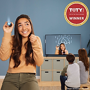 Mattel Games Pictionary Air Family Game for Kids & Adults with Light Pen and Clue Cards, Connect to Smart Devices