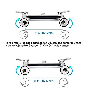 XIUBE Commercial Sink Faucet with Pre Rinse Sprayer, 8 Inch Center 27 inch Height Deck Mount Commercial Kitchen Sink Faucet with 12inchSwing Spout Fit for Kitchen Restaurant, Brass Chrome