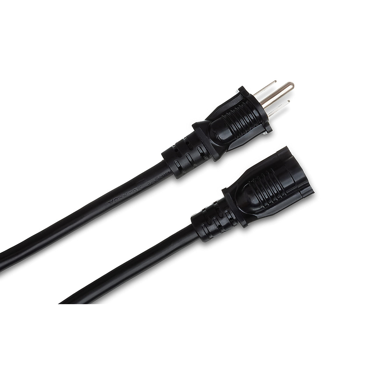 Hosa PWX-408 NEMA 5-15R to NEMA 5-15P Power Extension Cord, 8 Feet