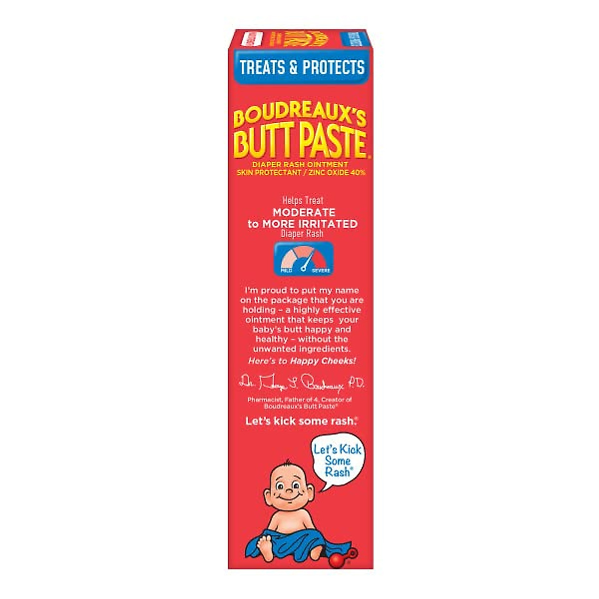 Boudreaux's Maximum Strength Butt Paste Ointment 4 oz (Pack of 3)