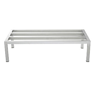 CenPro Commercial NSF Aluminum Dunnage Rack - 2,500 lb. Weight Capacity - 48"x24"x12" (28W-138)