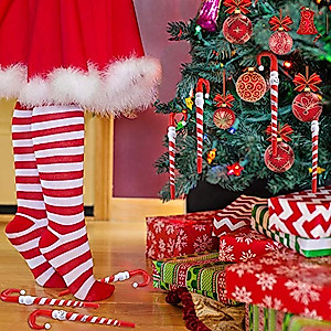 Outus 40 Pieces Christmas Ballpoint Pens Snowman Umbrella Cane Ballpoint Pen Christmas Cane Snowman Pens for Christmas Party Gift Stationery Supplies