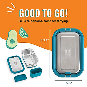 DASH The Fit Cook x Stainless Steel Lunch Box