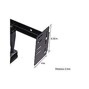 Kings Brand Bed Frame Headboard Bracket Modification Modi-Plate, Set of 2 Plates