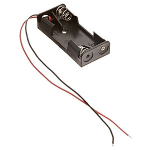 Ajax Scientific-EL030 Battery Holder with Lead Wire, 2x AAA Cell (Pack of 10)