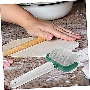 RORPOIR Roller Cutter Pasta Spaghetti Plastic Drum Pasta Maker Pastry Lattice Wheel Pastry Cutter Baking Supply Kitchen Gadgets Pizza Needle Roller Noodle Cutter Pizza Dough Mincer