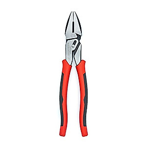 Crescent 9" Lineman's Compound Action Dual Material Pliers - CCA20509, Red