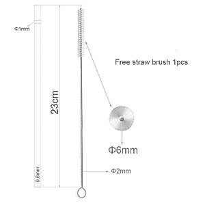 Dakoufish 12 Piece 9 Inch Reusable Plastic Thick Drinking Straws BPA Free Mason Jar Straws transparent small Stripe (9inch Red)