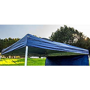 World Famous Sports Sun Canopy, 10'x10', Blue
