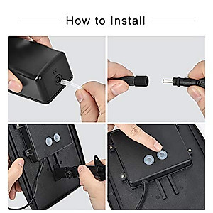 Solar Air Pump，2.5W Solar Oxygen Air Fountain Pump with Air Bubble Stones , 3 Modes Solar Powered Air Pump Kit for Garden Fish Tank Pool Fishing Pond